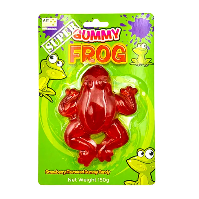 Super Gummy Frog 150g - Giant Gummy Lollies - Candy Co