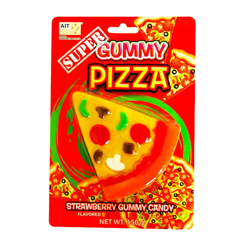 Super Gummy Pizza 150g - MASSIVE Gummy Lollies – Candy Co