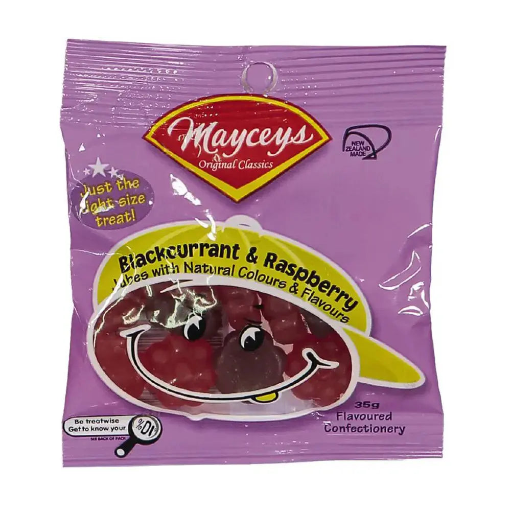 Mayceys Blackcurrant and Raspberry Jubes - Candy Co