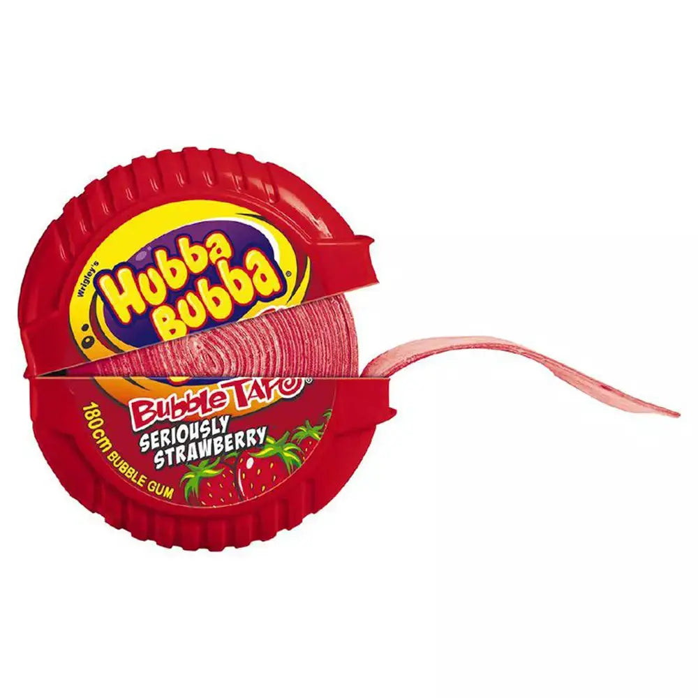 Hubba Bubba Tape Strawberry - Lollies Online - Candy Co