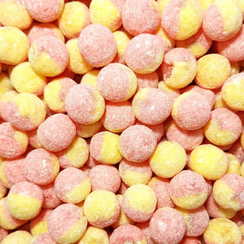 Barnetts Rhubarb & Custard Balls - Sour Lollies Online - Candy Co