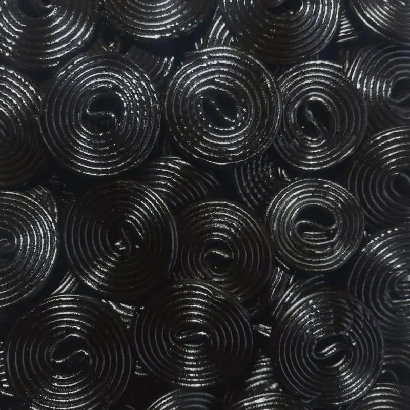 Black Licorice Wheels - Order Lollies Online - Candy Co