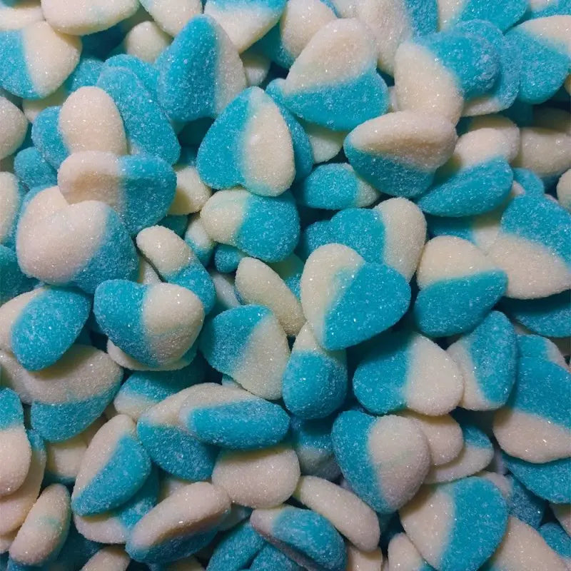 Blue and White Hearts - Order Lollies Online - Candy Co