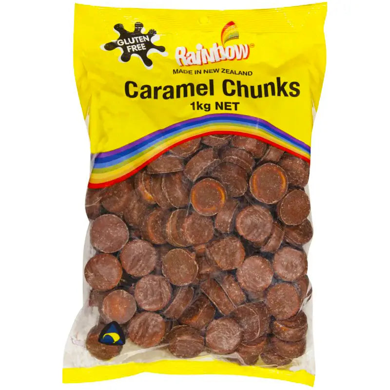Chocolate Caramel Chunks 1kg - Shop Lollies Online - Candy Co