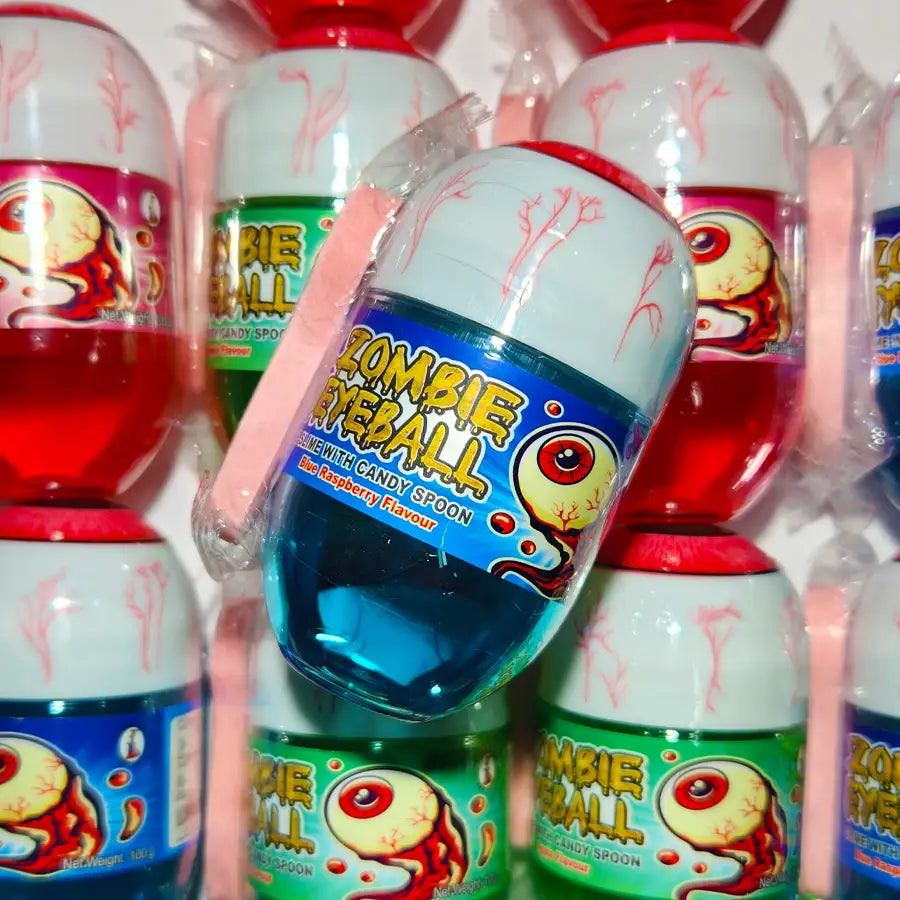 Zombie Eyeball Slime 100g - 100g of Slime with a Candy Spoon! – Candy Co