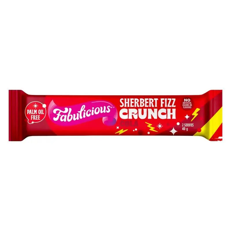 Fabulicious Cola Sherbert Crunch 40g - Lollies Online - Candy Co