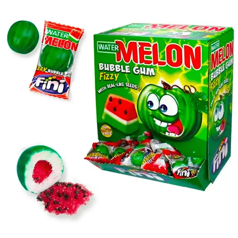 Fini Watermelon Bubblegums - Gum Lollies Online - Candy Co