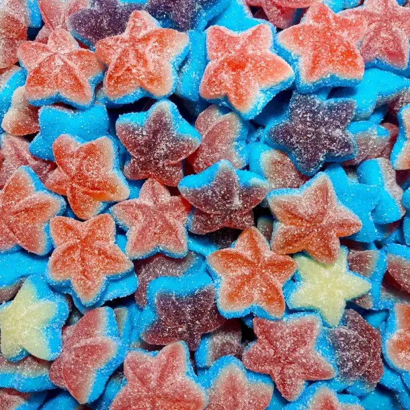 Sour Rainbow Stars - Lollies Online - Candy Co