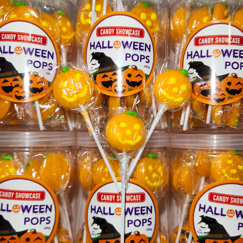 Pumpkin Lollipops 12g - Scary Shapped Halloween Lollipops – Candy Co