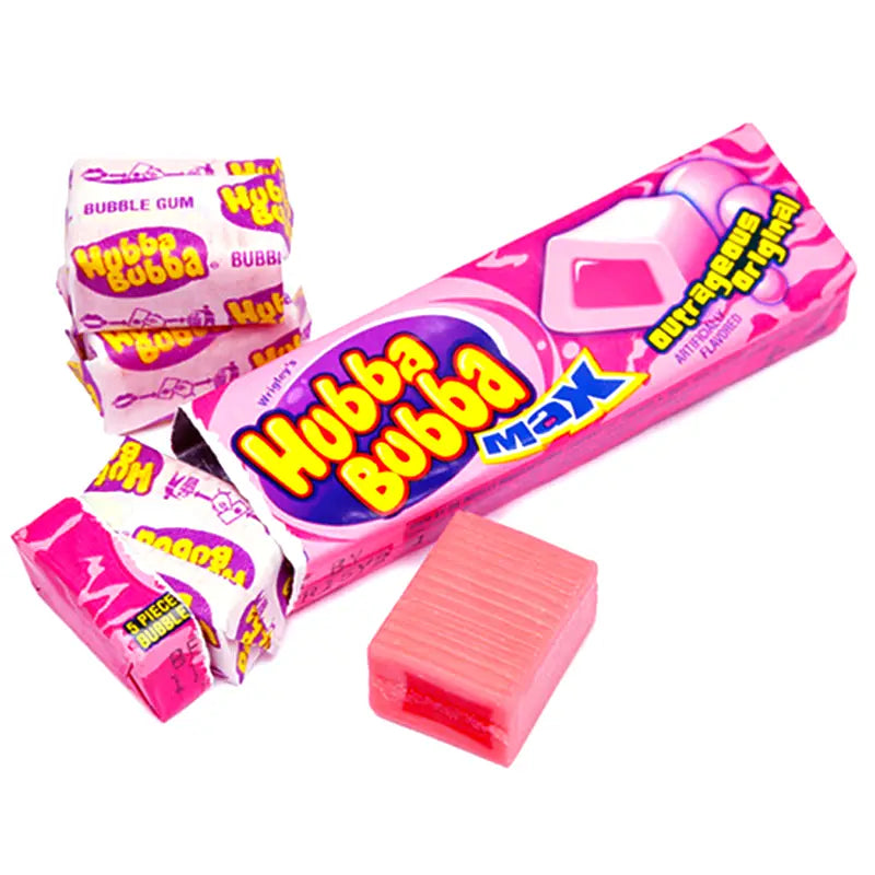Hubba Bubba Max Original 5pc - Wrigley Kids Chewing Gum – Candy Co