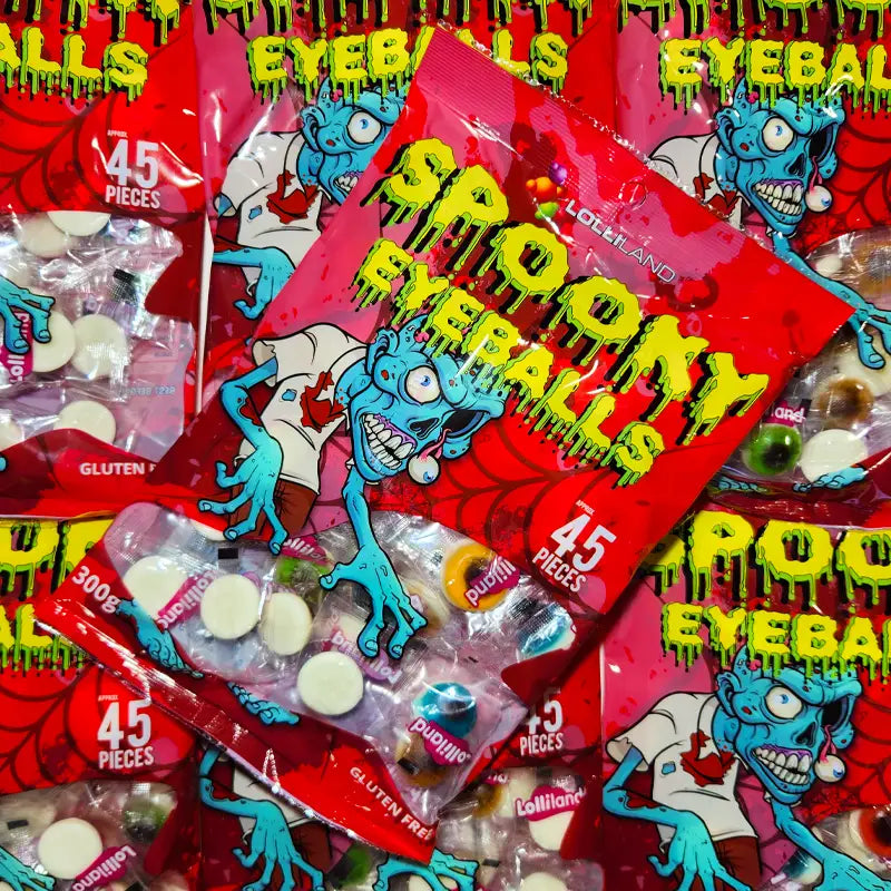 Spooky Eyeballs 300g - Single Wrapped Eyball Candy – Candy Co