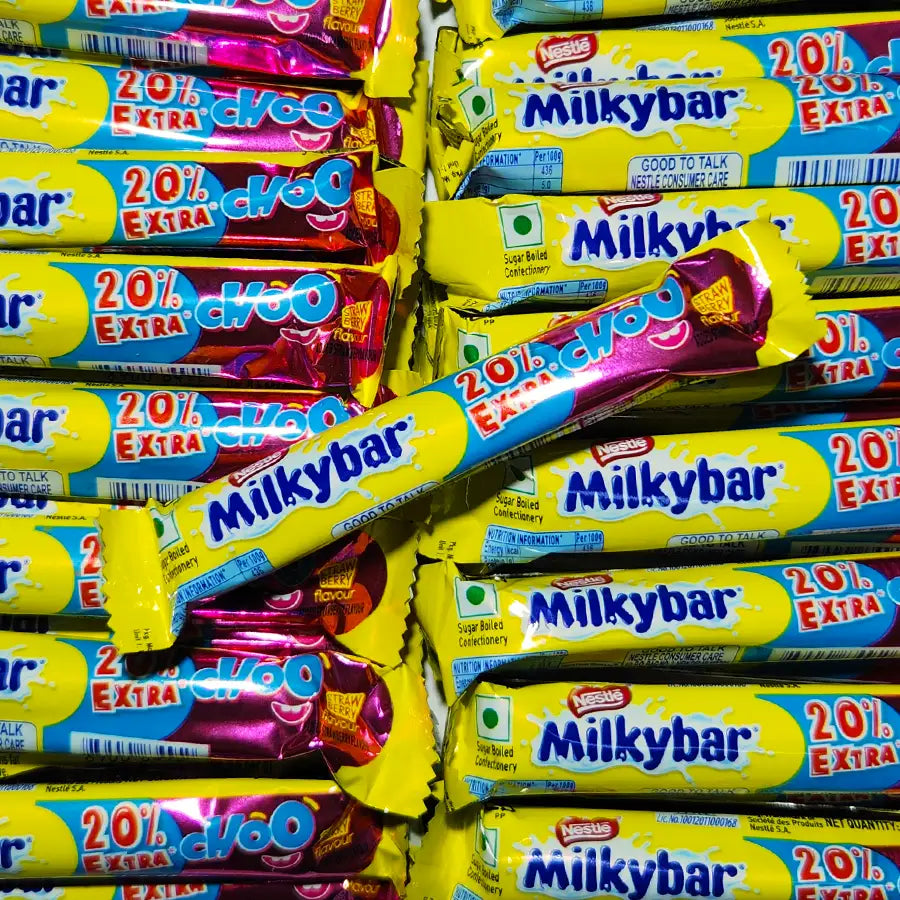 Milky Bar Chew Strawberry 12g – Candy Co