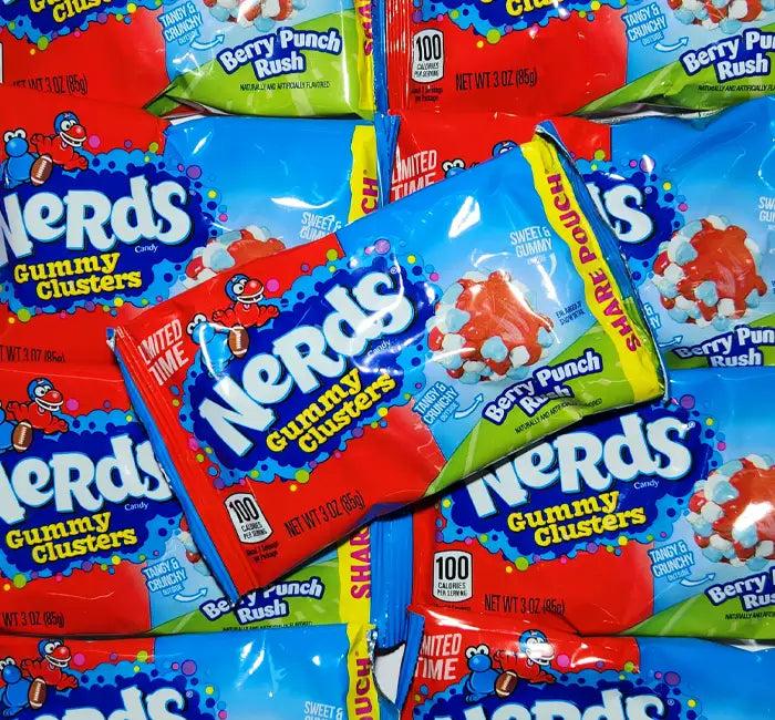 Nerd Gummy Clusters Berry Punch Rush 85g Sharepack - Candy Co