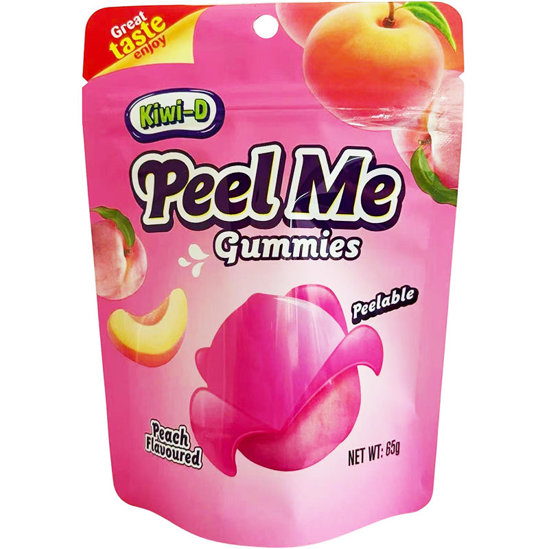 Peach Peel Me Gummies 65g - Candy Co - Online Lolly Shop