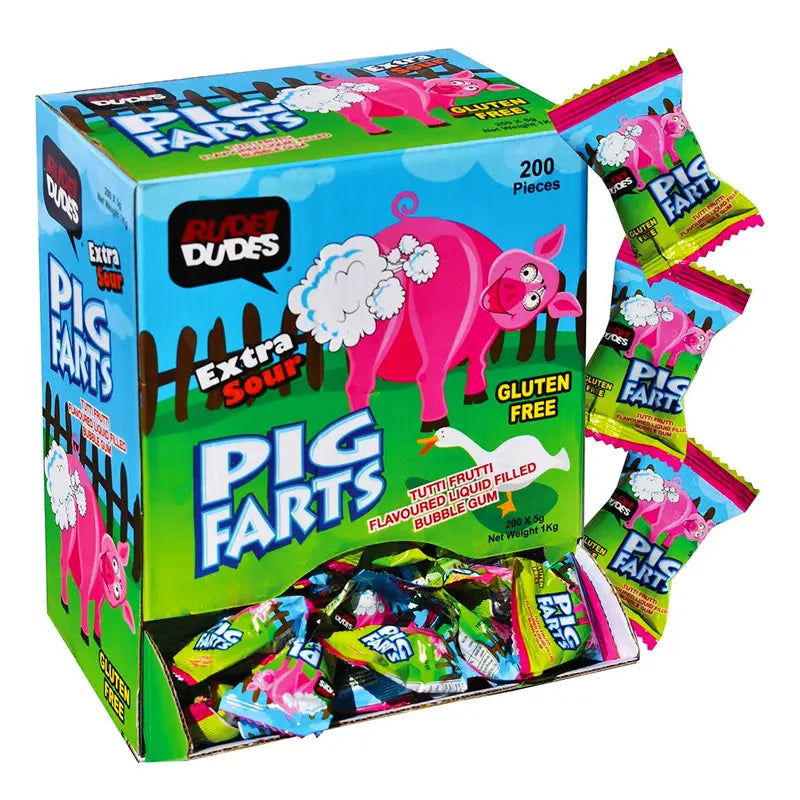 Pig Farts Bubblegum (1pc) - Liquid Filled Chewing Gum – Candy Co
