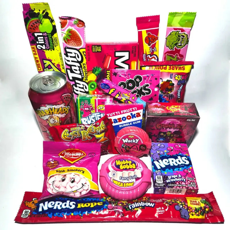 Pink Candy Box - Lolly Boxes Online - Candy Co