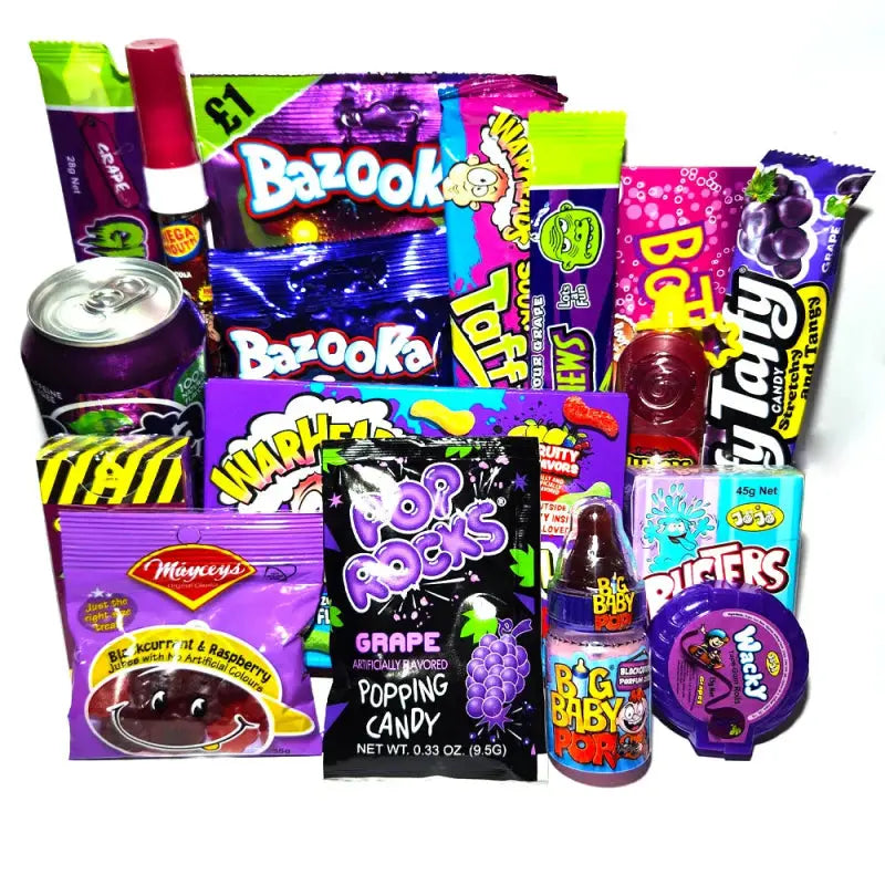 Purple Candy Box - Lolly Boxes Online - Candy Co