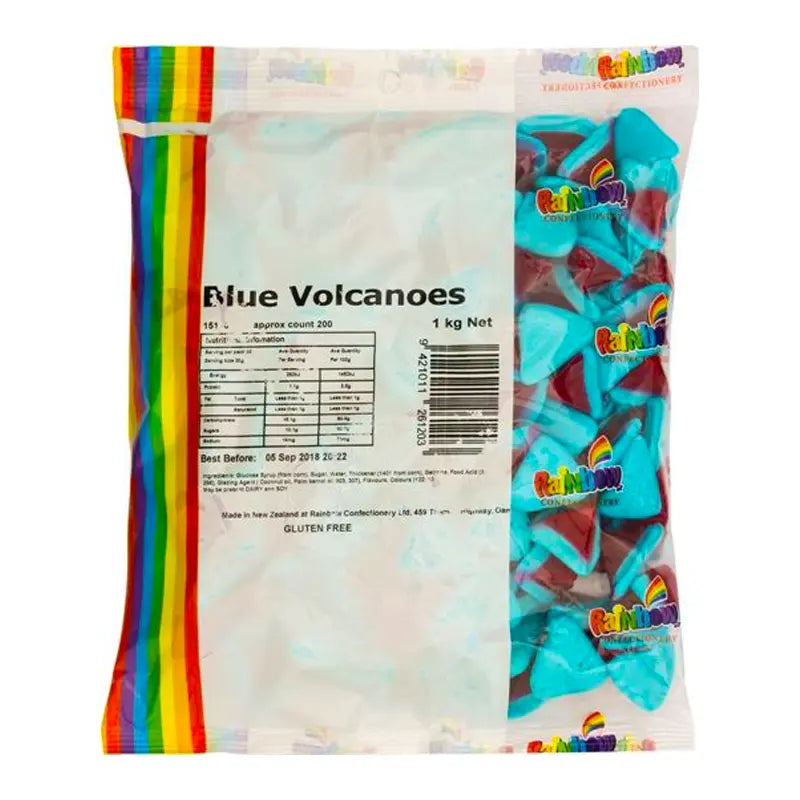 Blue Volcanos 1kg Bag - Order Lollies Online - Candy Co
