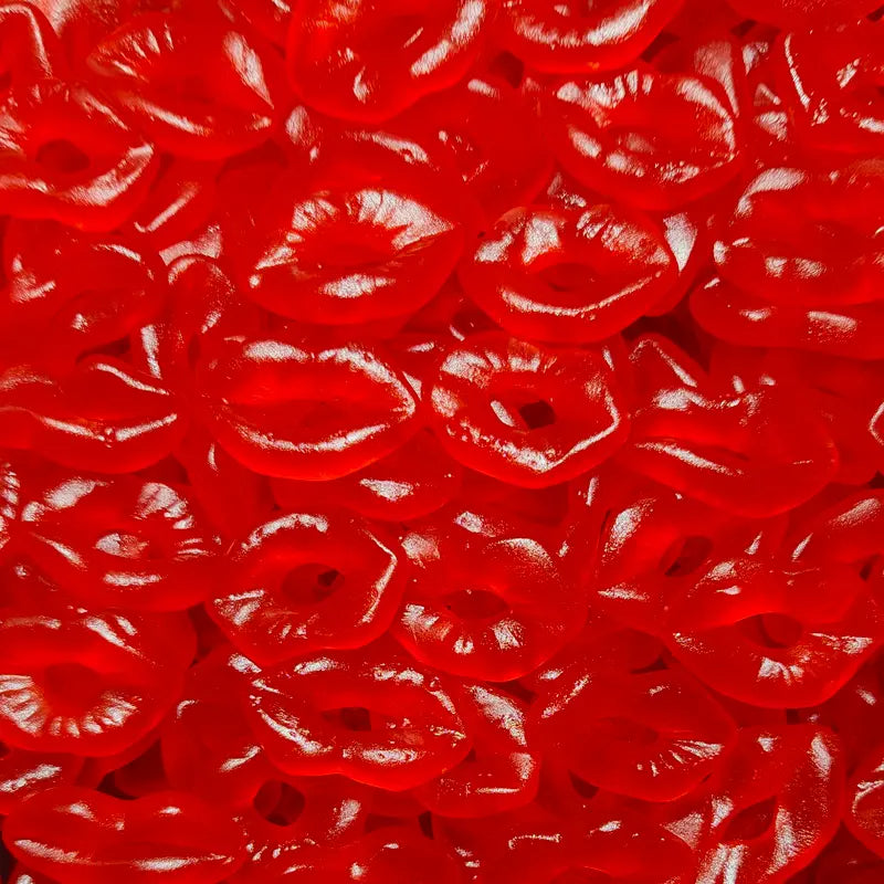 Red Lips - Red Gummy Lollies - Candy Co