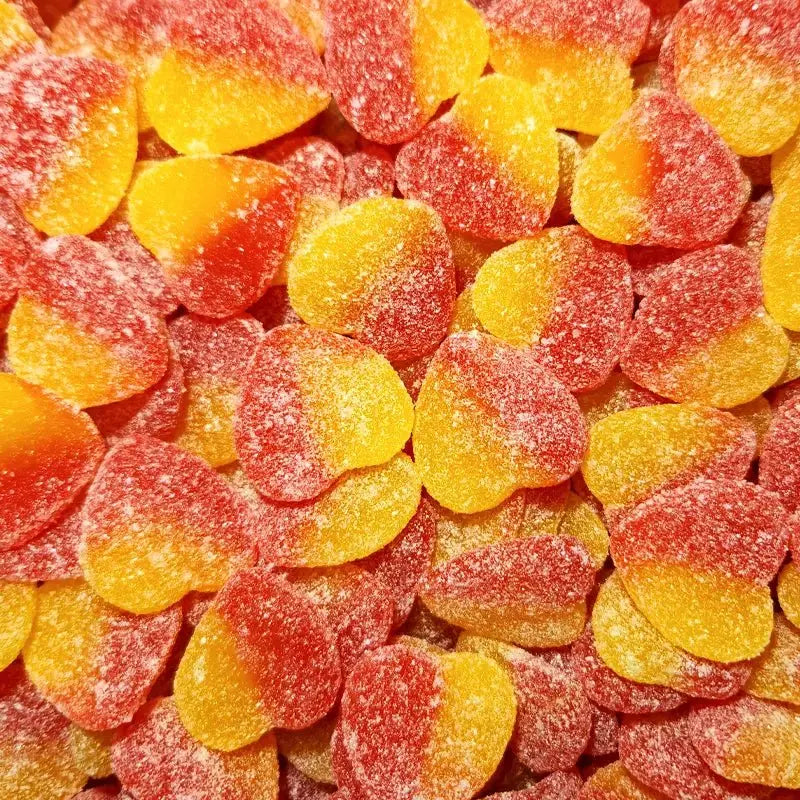 Sour Peach Hearts - Buy Lollies Online - Candy Co