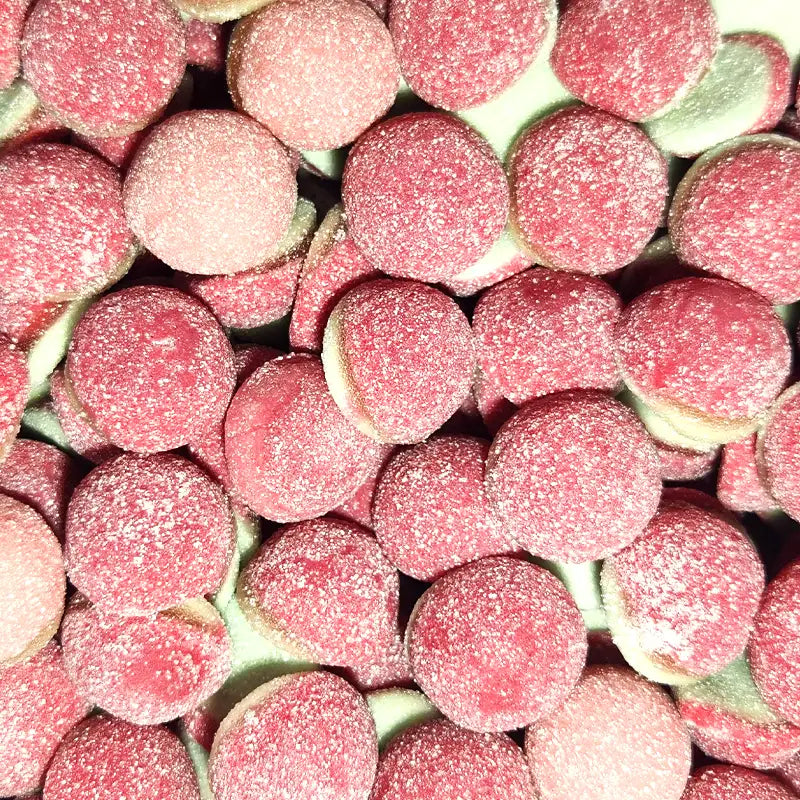 Sour Raspberry Bombs - Vidal Filled Candies - Candy Co