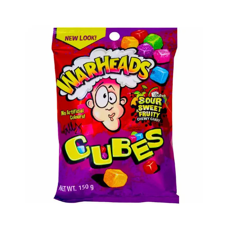 Warheads Cubes 150g Bag - Lollies Online - Candy Co