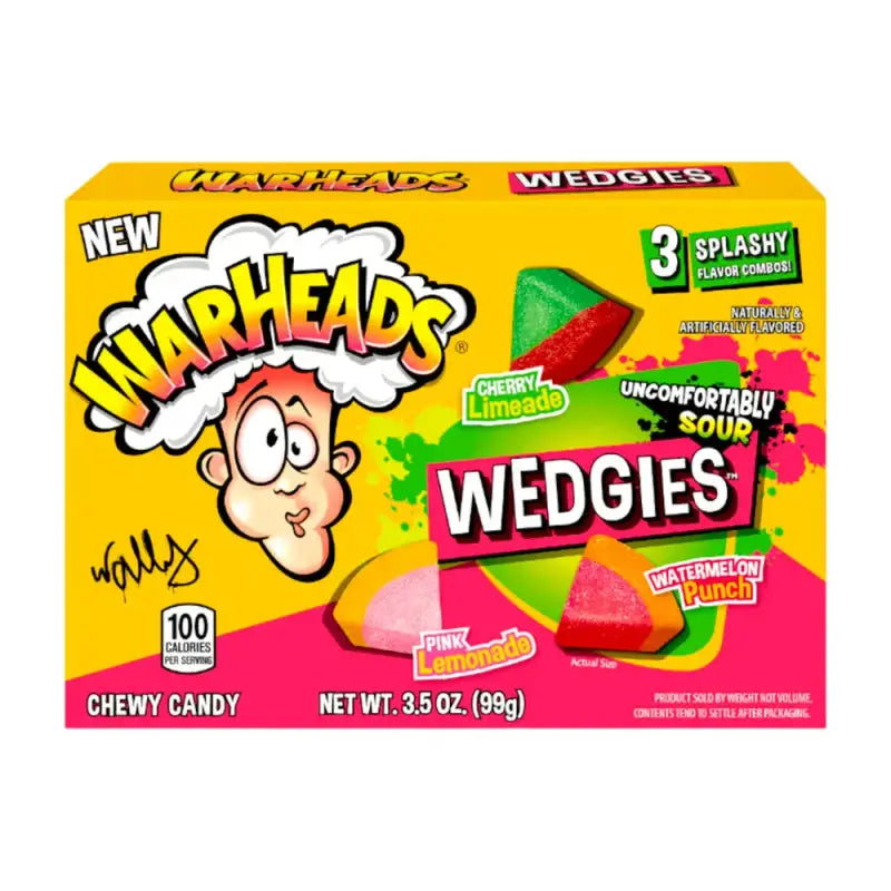 Warheads Wedgies Theater Box 99g - Shop Lollies Online – Candy Co
