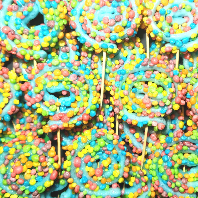 Freeze Dried Blueberry Twirl Pops - Freeze Dried Lollipops – Candy Co