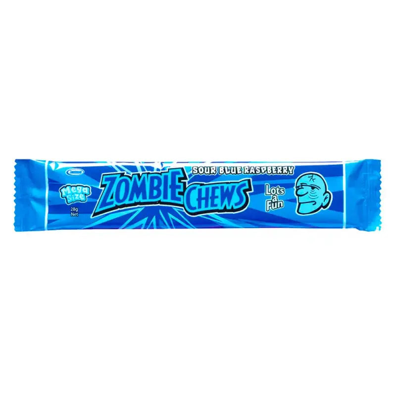 Zombie Chew Sour Blue Raspberry 28g - Shop Lollies Online – Candy Co