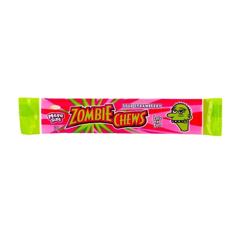 Zombie Chew Sour Strawberry 28g - Shop Lollies Online – Candy Co