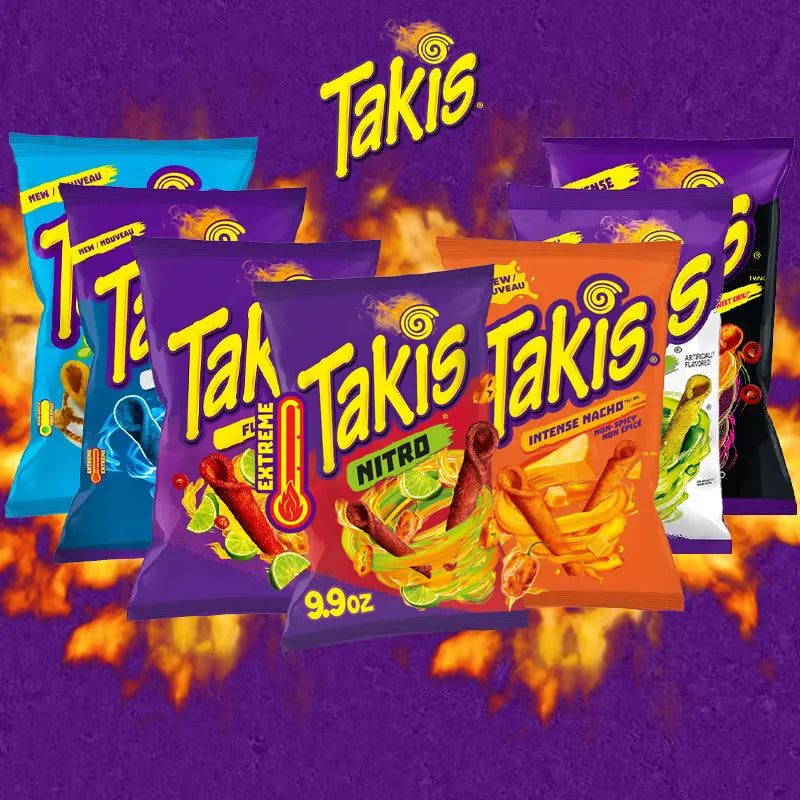 Takis Chips 92.3g - MEXICAN's Hot Curly Chippies! – Candy Co